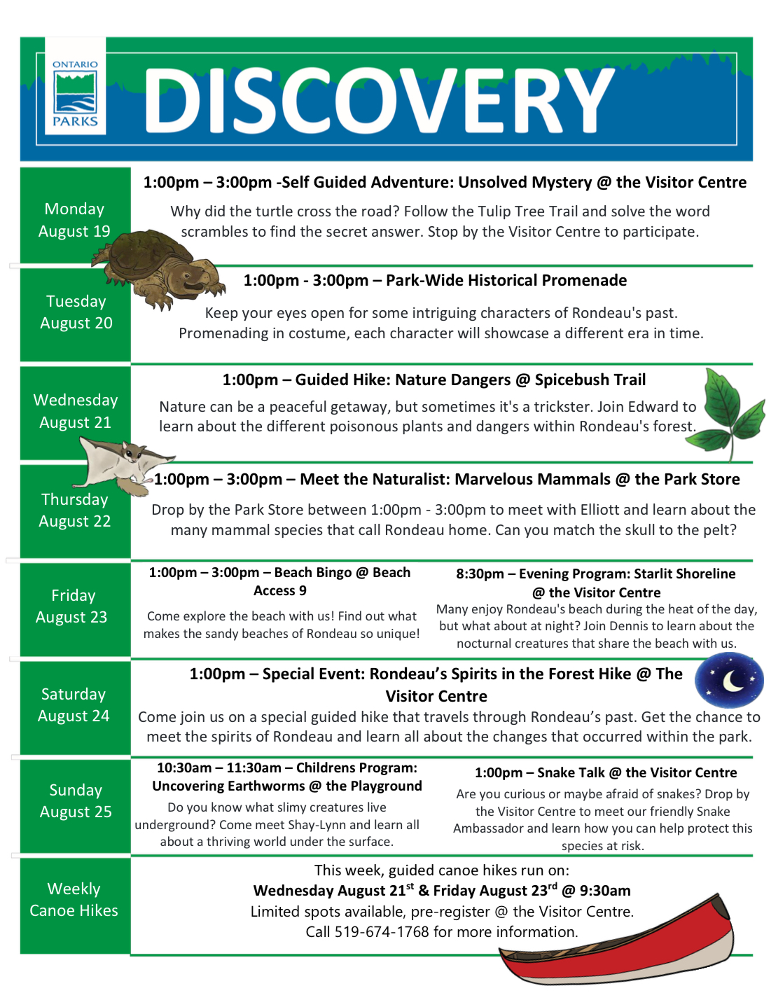 Nature Programming & Special Events